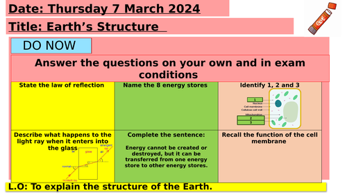KS3 - Earth's Structure | Teaching Resources