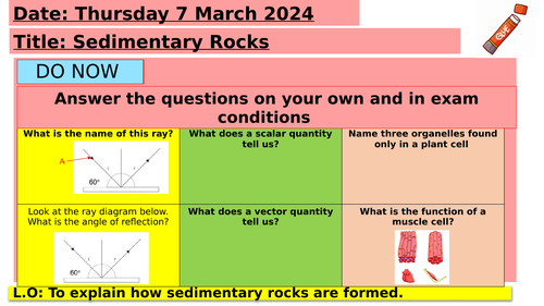 KS3 - Sedimentary Rocks | Teaching Resources