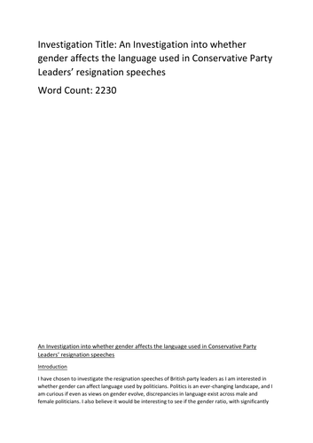 English Language A A Level Nea For Aqa Teaching Resources