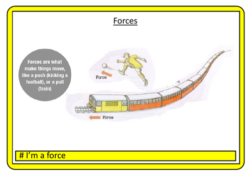# Forces explained - information posters | Teaching Resources