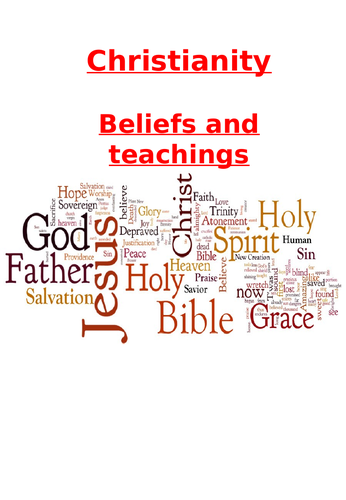 AQA A RS Christianity Beliefs and Teachings Revision Booklet | Teaching Resources