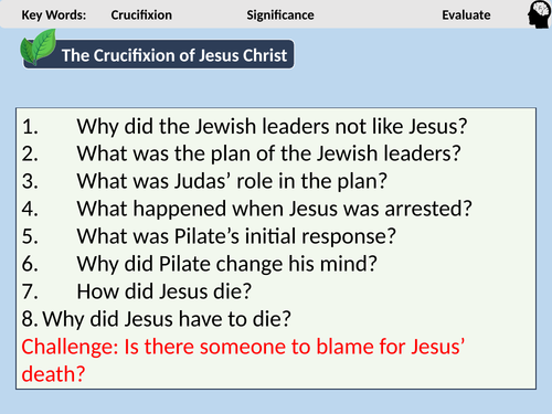 The Crucifixion of Jesus | Teaching Resources