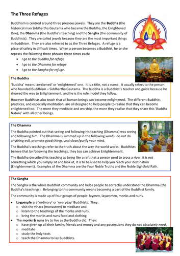 The Three Jewels | Teaching Resources