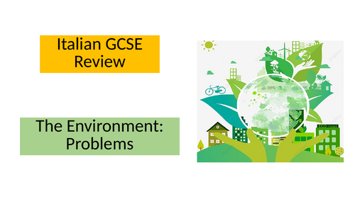 Italian environmental problems and solutions | Teaching Resources