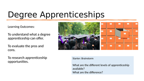 Degree Apprenticeship KS5 | Teaching Resources