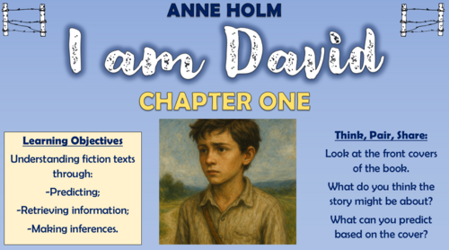 I am David - Anne Holm - Chapter 1 - Double Lesson! | Teaching Resources