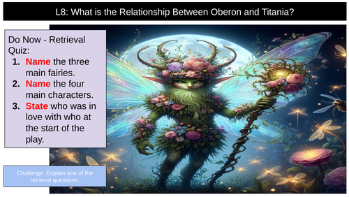 A Midsummer Night's Dream Oberon Titania | Teaching Resources