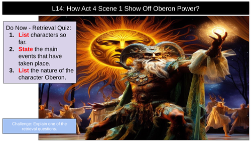 A Midsummer Night's Dream Oberon Power | Teaching Resources