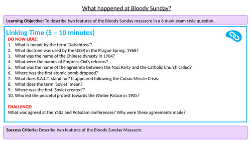 The 1905 Revolution | Teaching Resources