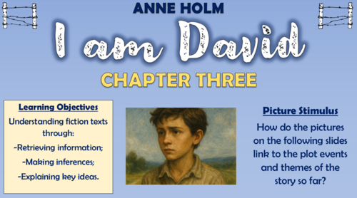 I am David - Anne Holm - Chapter 3 - Double Lesson! | Teaching Resources