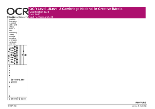Cambridge Nationals - R097 Mail Merge URS | Teaching Resources