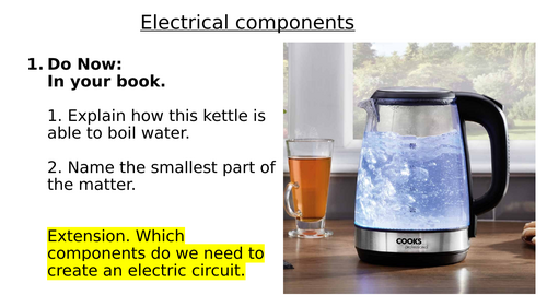 KS3 - Electricity: Components | Teaching Resources