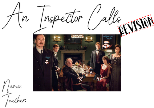 Eduqas GCSE English Literature An Inspector Calls Revision Guide Support | Teaching Resources