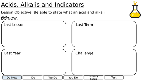 GCSE SEND Acids and Alkalis Full Lesson | Teaching Resources