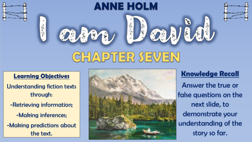 I am David - Anne Holm - Chapter 7 - Double Lesson! | Teaching Resources