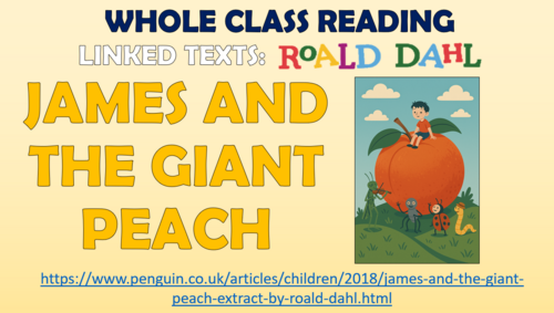James and the Giant Peach - Whole Class Reading Session! | Teaching ...