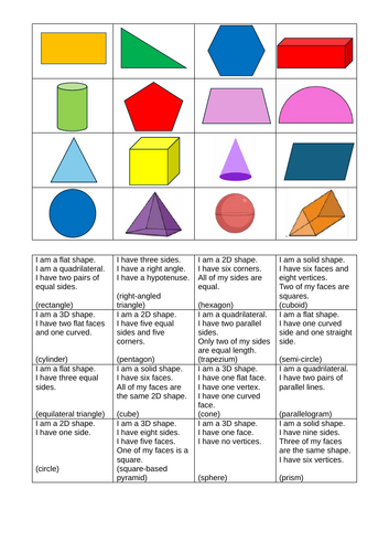 3D and 2D shape bingo! | Teaching Resources