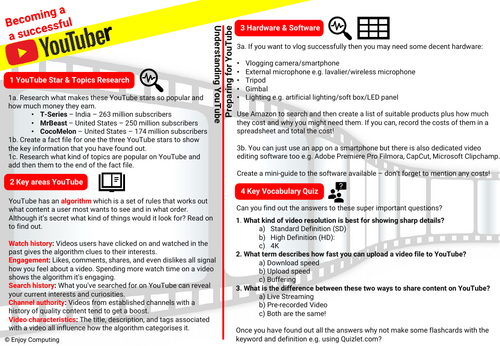 Computer Lesson Plans: KS3, KS4, GCSE Teaching Resources ǀ Tes