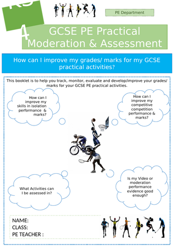 GCSE PE Edexcel Practical Moderation Booklet | Teaching Resources