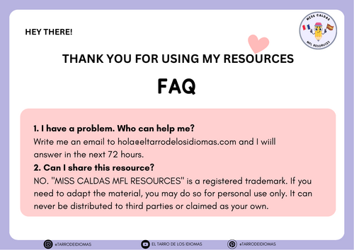 Module 1 - Spanish New GCSE - 2026 - Edexcel | Teaching Resources