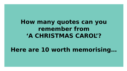 GCSE A Christmas Carol: Dual Coding | Teaching Resources
