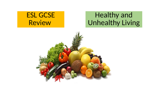 ESL Healthy and Unhealthy living | Teaching Resources