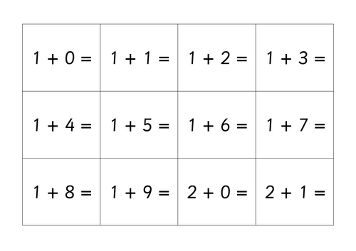 Number bonds to 10 bingo. | Teaching Resources
