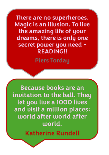 Reading for Pleasure Author quotes for display | Teaching Resources