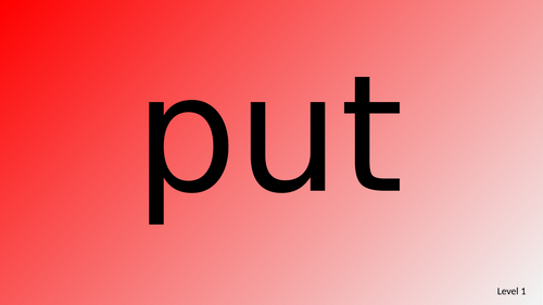 Read Write Inc. Red Word Challenge EYFS / KS1 | Teaching Resources