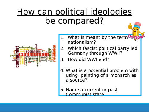 WWII 1 - Political ideologies | Teaching Resources