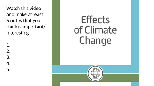 Climate change solutions | Teaching Resources