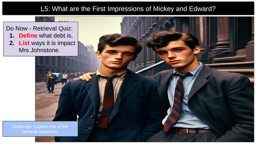 Mickey Edward Blood Brothers | Teaching Resources