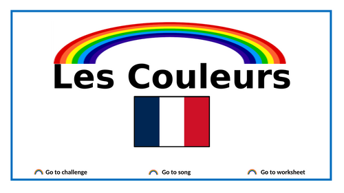 French - Colours | Teaching Resources
