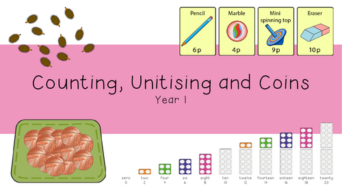 NCETM_Unitising & Coin Recognition_Year1 | Teaching Resources