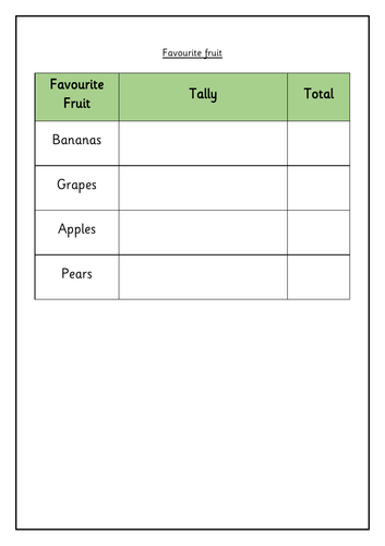 Primary Maths Resources: Data and Statistics for KS1 and KS2 | Tes
