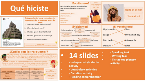 Viva 2, Module 1.2 - Qué hiciste | Teaching Resources