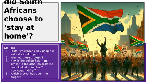 Mandela Protest Apartheid | Teaching Resources