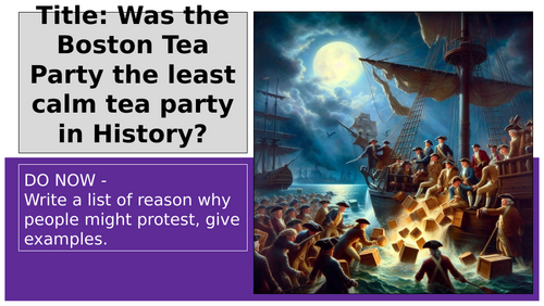 Boston Tea Party | Teaching Resources