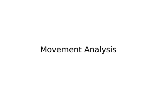 EDUQAS GCSE PE Movement Analysis | Teaching Resources