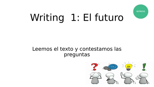 GCSE Spanish- Future writing- key verbs | Teaching Resources GCSE Spanish- Future writing- key verbs | Teaching Resources