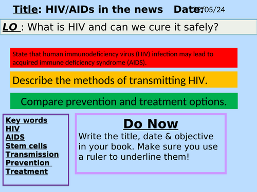 HIV and AIDS | Teaching Resources