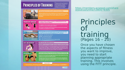 BTEC Tech Award - Sport (2022) Component 3 A2 - Training Principles ...