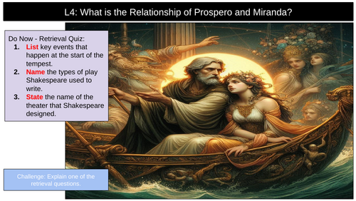 The Tempest Prospero Miranda | Teaching Resources