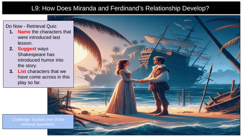 The Tempest Miranda Ferdinand Relationship | Teaching Resources