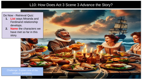 The Tempest Act 3 Scene 3 | Teaching Resources