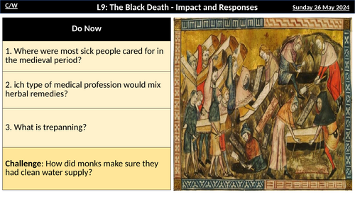 L9 - The Black Death: Impact and Responses | Teaching Resources