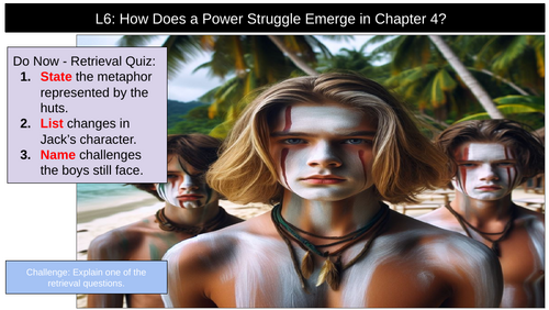 Lord of the Flies Power Struggle | Teaching Resources