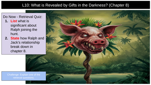 Lord of the Flies Gifts in the Darkness | Teaching Resources