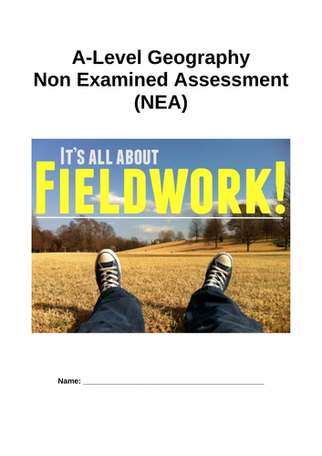 Geography NEA student booklet | Teaching Resources