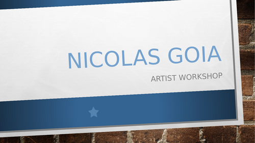 Nicholas GIOA Charcoal and Chalk Drawing Workshop | Teaching Resources